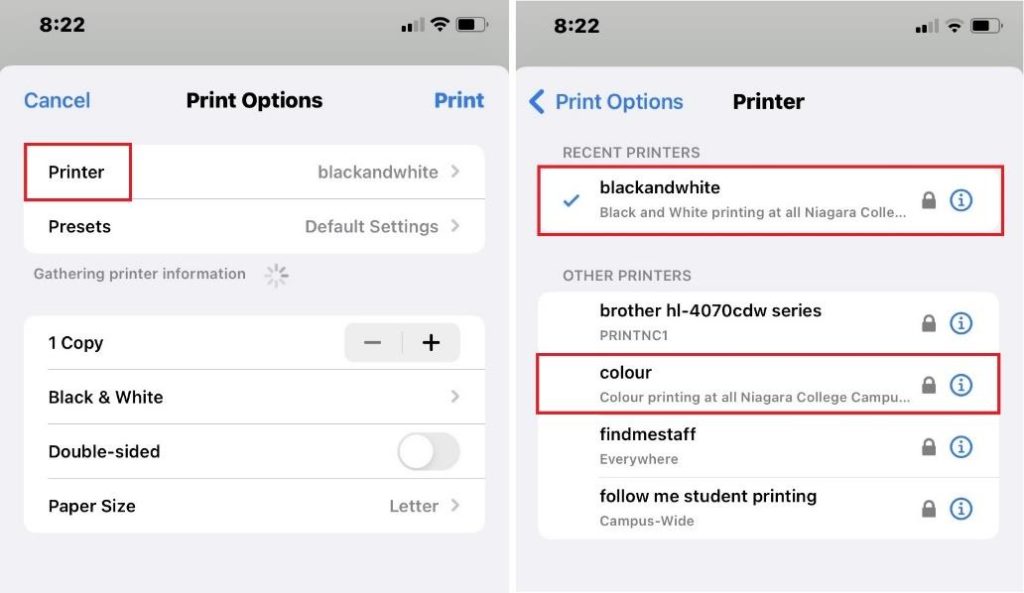 Mobility Print: Printing on campus | Information Technology Services ...