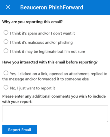Phishing and Spam Button in Outlook | Information Technology Services ...